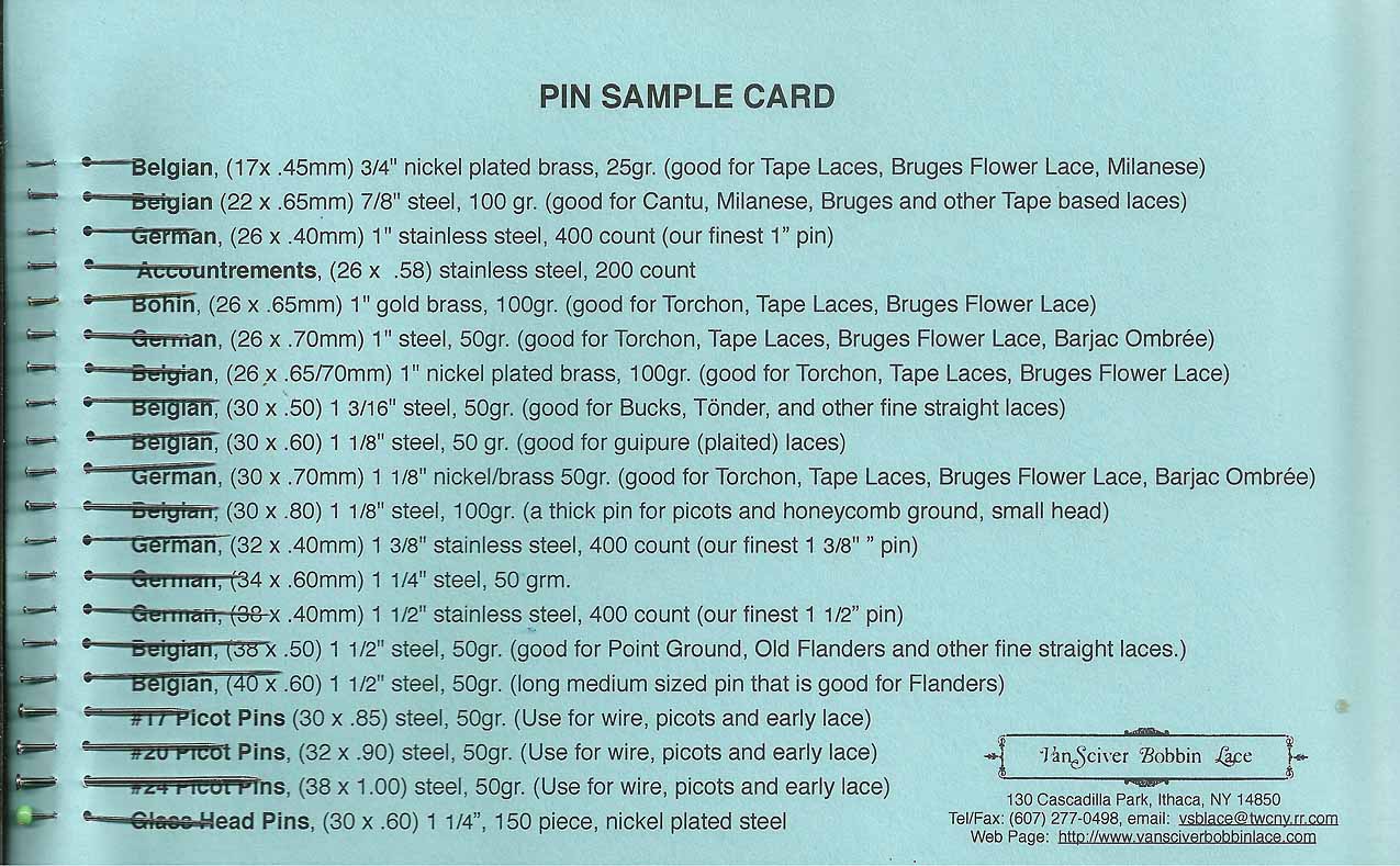 Pins: Bobbin Lace & Lacemaking